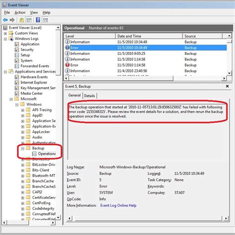 Error 2155348315 In Windows 7 Backup Resolved Domain Web Center