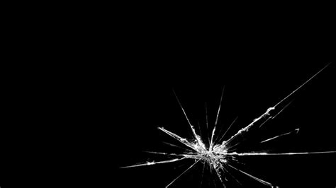 Broken Screen Wallpaper Black