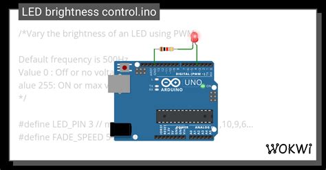 Lee Brightness Control Wokwi Esp32 Stm32 Arduino Simulator