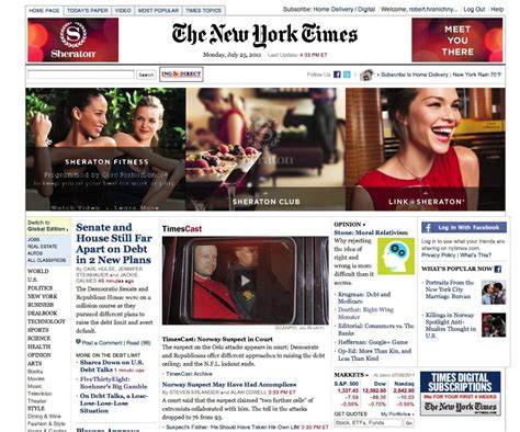 Ny Times Home Page Takeover On Vimeo