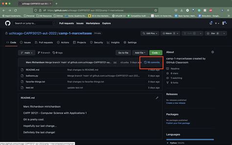 Commits Revisited Capp Camp 2023
