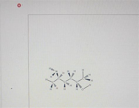 Solved Consider The Following Ball And Stick Model Of A