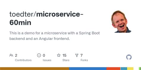 GitHub Toedter Microservice Min This Is A Demo For A Microservice With A Spring Boot