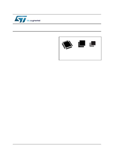 STM32F407VGT6TR Datasheet 1 203 Pages STMICROELECTRONICS Arm Cortex M4 32b MCU FPU