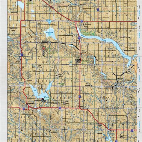 Sksk6 Topo Map Assiniboia Backroad Maps