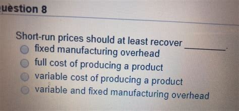 Solved Stion 6 The Sales Quantity Variance Will Be Favorable