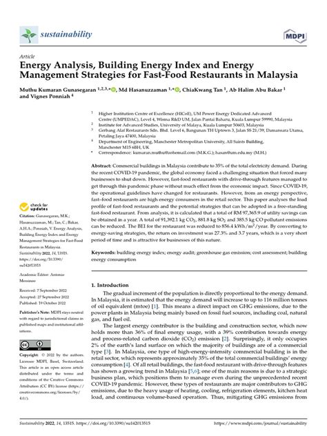 Energy Analysis Sustainability Pdf Energy Conservation Efficient