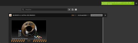BLENDER ALPHA USD BRANCH Installation Does Not Complete Launcher NVIDIA Developer Forums