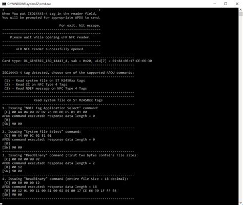 Apdu Command Sendreceive Example