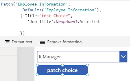 PowerApps Patch Function Uses And Examples Power Apps