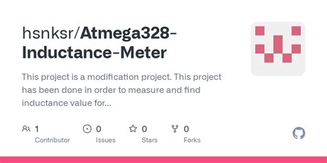 Github Hsnksratmega328 Inductance Meter This Project Is A