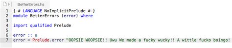 my open source haskell project goes live today r programmerhumor