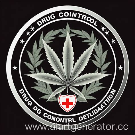 Detailed Vector Emblem For Drug Control Initiatives Ai Art Generator