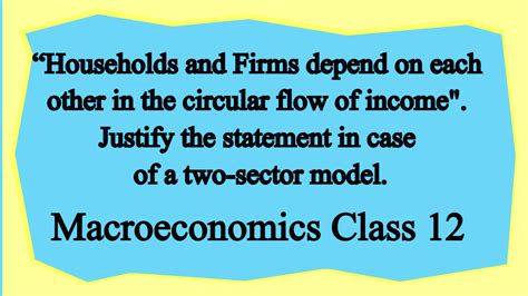 Circular Flow Of Income Sandeep Garg Macroeconomics Class