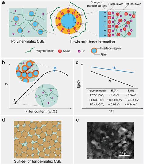 A Schematic Illustration Of The Polymer‐matrix Cse Lewis Acidbase