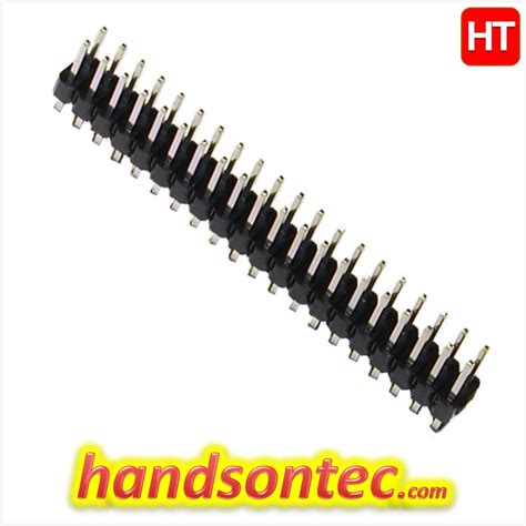 80 Way 2 Row Straight Pcb Header 2 Pcs Handson Tech