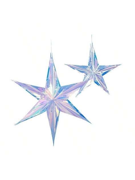 1개 무지개 장식 별 걸이형 육각형 투명 호일 무지개 글리터 장식 파티 신부 샤워 결혼식 생일 겨울왕국 테마 장식품 Artofit