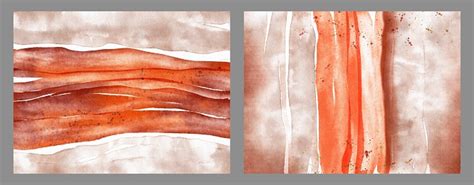 손으로 그리기 수채화 오렌지 갈색 배경 포스터 인쇄 카드 엽서 템플릿 생일 템플릿 축하 결혼식 초대에 사용 0명에 대한 스톡 벡터 아트 및 기타 이미지 Istock