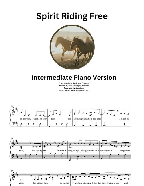 Spirit Riding Free By Kari Meredyth Kimmel Sheet Music For Piano