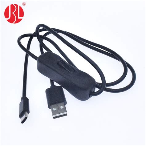 Custom USB 2 0 Type A Male To USB Type C Male Cable With On Off Switch