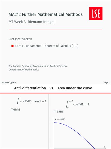 Ma 212 Lecture Week3 Part1 Pdf Integral Mathematical Relations