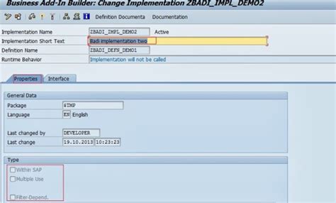 Classic Badi With Single Usesingle Implementation Sapcodes