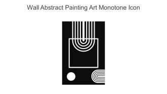 Wall Abstract Painting Art Monotone Icon In Powerpoint Pptx Png And Editable Eps Format PPT