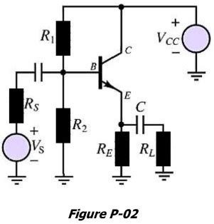SOLVED DC Bias BJT Operating Point For The Circuit Shown In Figure P Determine A The DC