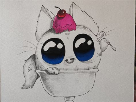 Как нарисовать монстра карандашом милого
