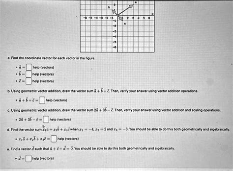 Solved Texts A Find The Coordinate Vector For Each Vector In The