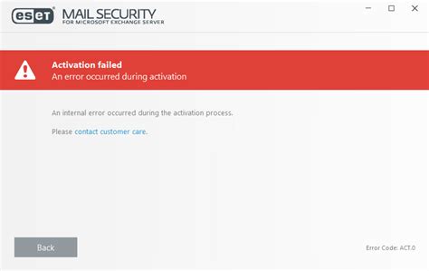 Activation Failed Eset Products For Windows Servers Eset Security Forum