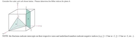 Solved Consider The Cubic Unit Cell Shown Below Please Chegg Com