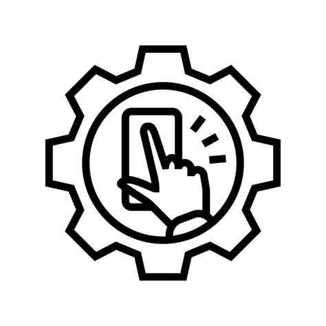 Interaction Design Ux Ui Line Icon Vector Illustration 41281598 Vector Art At Vecteezy