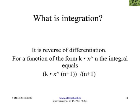 Differentiation And Integration Odp