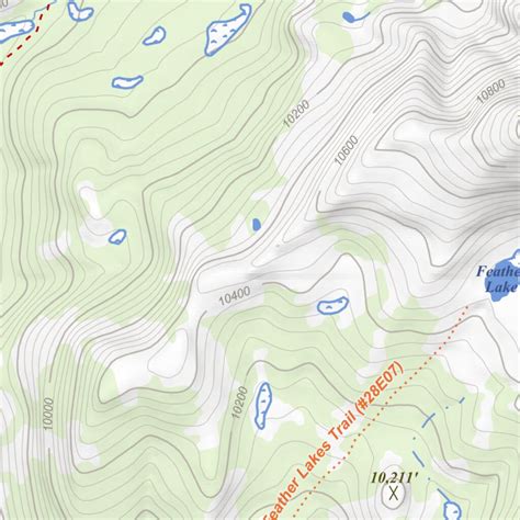 simple topographic map