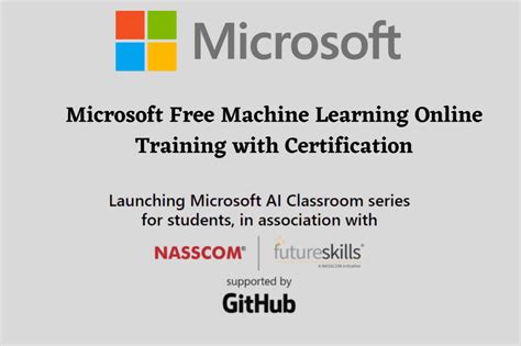 Microsoft Free Machine Learning Online Training With Certification CyberRubik