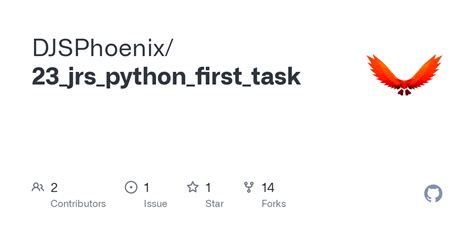 Github Djsphoenix23jrspythonfirsttask