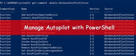 Manage Windows Autopilot With Powershell Syst And Deploy