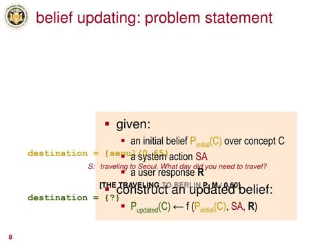 Ppt Belief Updating In Spoken Dialog Systems Powerpoint Presentation Id 1262364