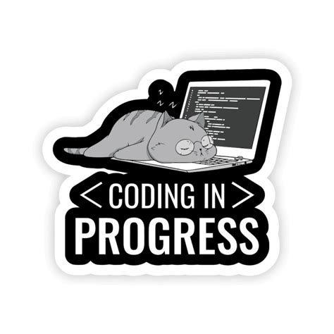 Coding In Programming Sticker