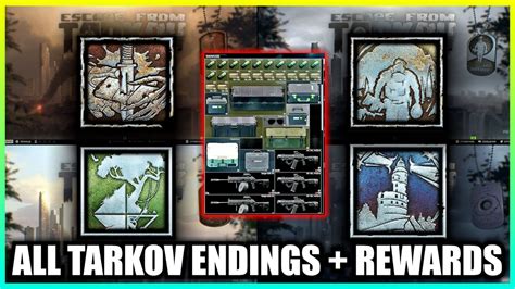 All Escape From Tarkov Endings Rewards Youtube