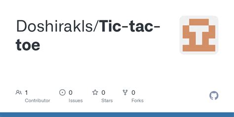 GitHub Doshirakls Tic Tac Toe