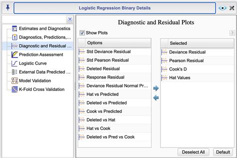 16 Logistic Regression Rguroo Users Guide