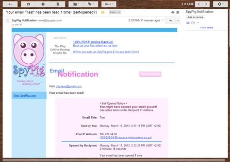 My Random Blogs How To Check If Your Email Has Been Read