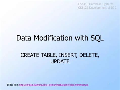 Ppt Data Modification With Sql Powerpoint Presentation Free Download Id6404950