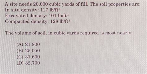 Earthwork Problem Help R Pe Exam