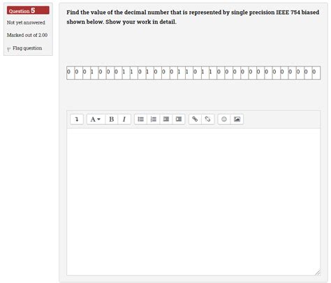 Solved Question 5 Find The Value Of The Decimal Number That Chegg Com