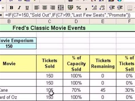 Microsoft Excel Tutorial For Beginners Nested IF Functions Pt YouTube