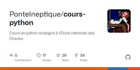 Cours Python Chapitre Et Exercices Correction Ipynb At Master PonteIneptique Cours