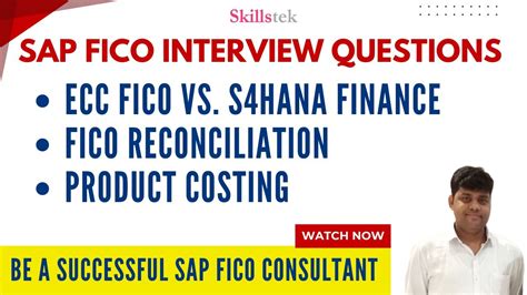 Sap Fico Interview Questions Real Time Scenario Based Sap Fico Consultant Interview Youtube